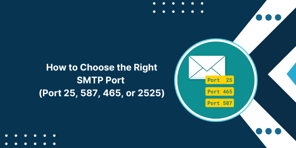 How to Choose the Right SMTP Port (Port 25, 587 or 465)
