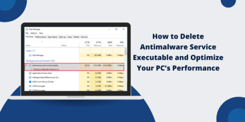 How to Delete Antimalware Service Executable?